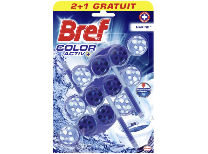 BREF WC HANGER COLOR ACTIV MARINE 3X50GR