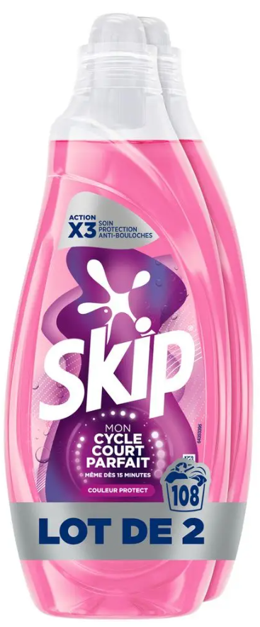 SKIP VLOEIBAAR WASMIDDEL MON CYCLE COURT PARFAIT COULEUR PROTECT LOT DE ...